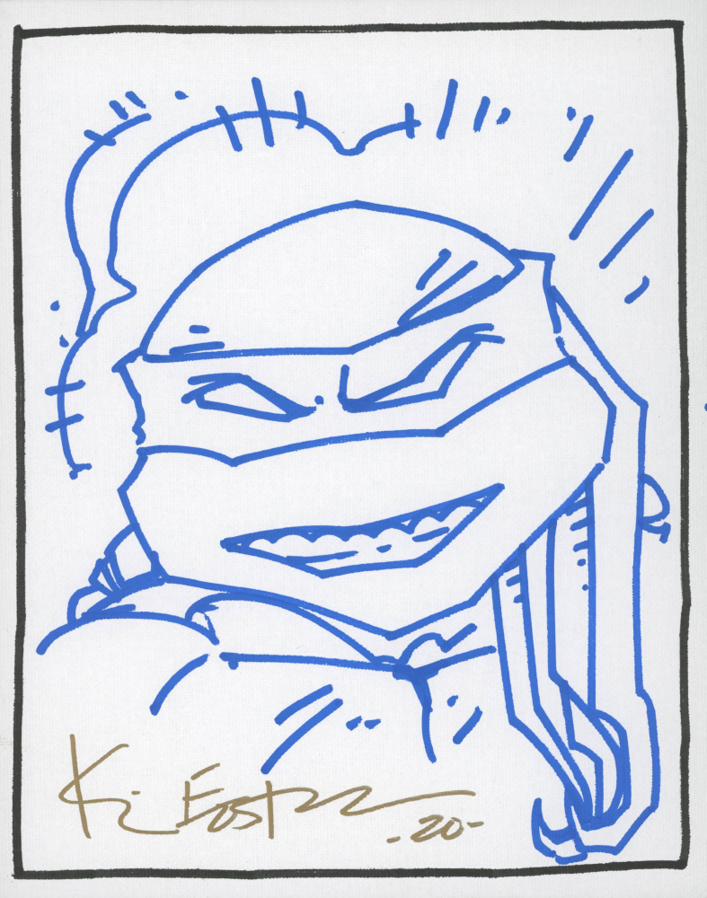 Kevin Eastman Signed "Teenage Mutant Ninja Turtles" 8x10 Canvas with ...