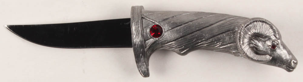 Michael Ricker Pewter LE Knife Series "Big Horn Sheep" Knife with ...