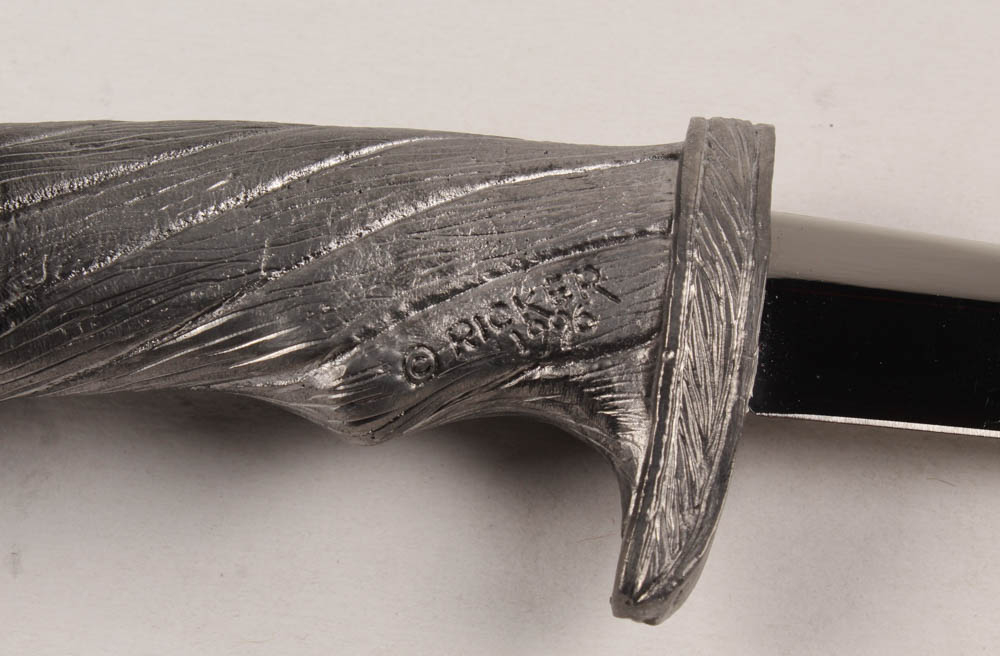 Michael Ricker Pewter LE Knife Series "Big Horn Sheep" Knife with ...