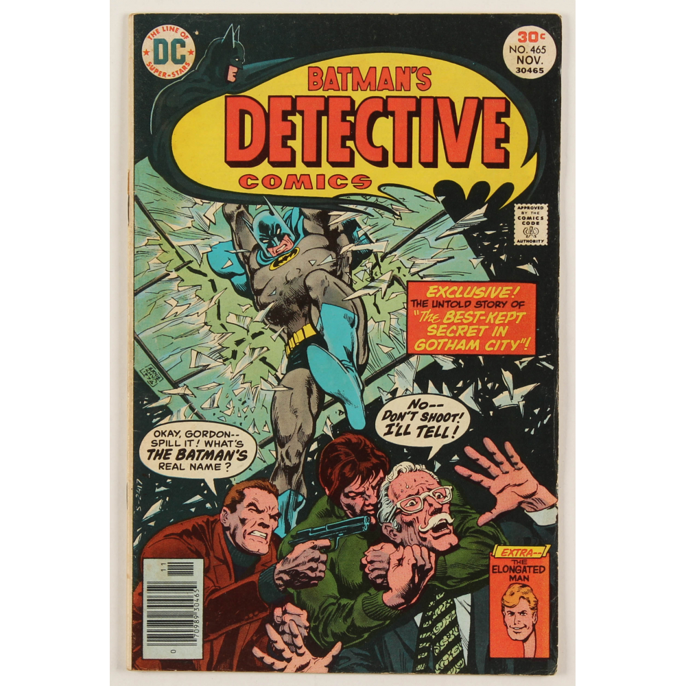 1976 "Batman's Detective Comics" Vol. 40 Issue #465 DC Comic Book ...