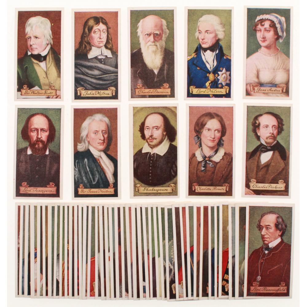 1935 Carreras "Celebrities of British History" Complete Set of (50 ...