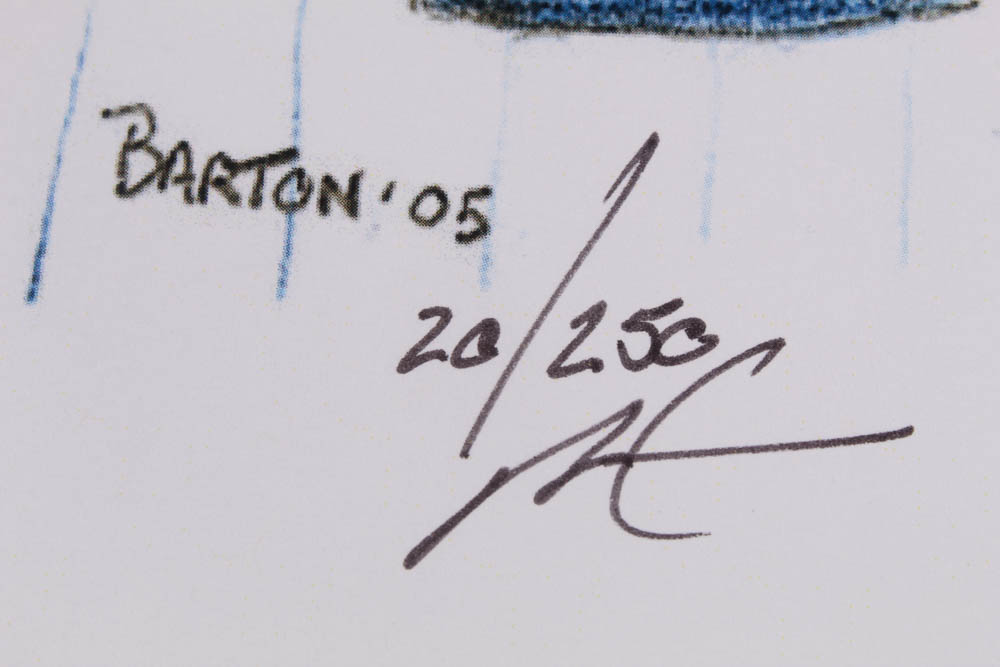 Ryne Sandberg - Cubs - Brian Barton 12x18 Signed Limited Edition ...