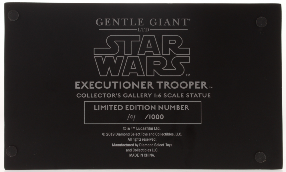 Gentle Giant "Star Wars: The Last Jedi" Executioner Trooper Limited ...