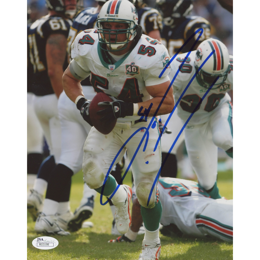 Zack Thomas Signed Dolphins 8x10 Photo (JSA COA) | Pristine Auction