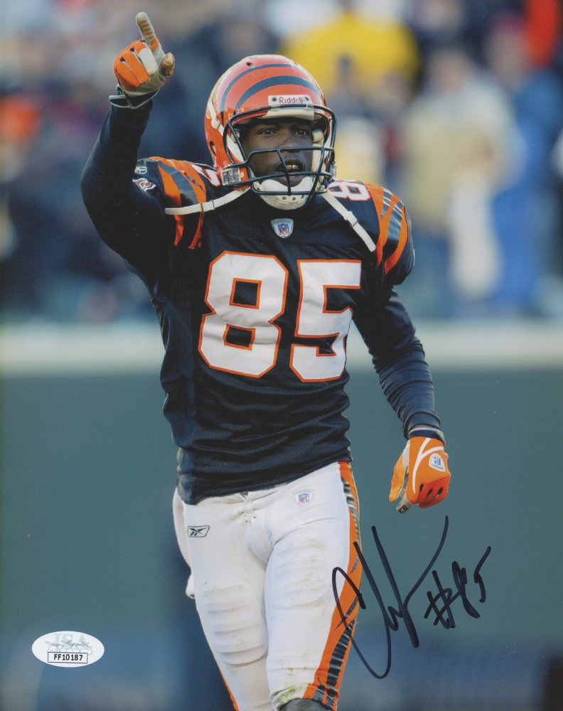 Chad Johnson Signed Bengals 8x10 Photo (JSA COA) | Pristine Auction