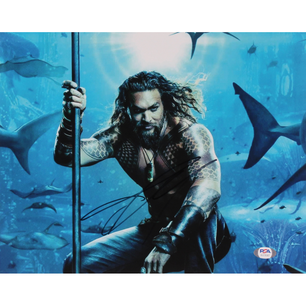 Jason Momoa Signed 11x14 Photo (PSA COA) | Pristine Auction