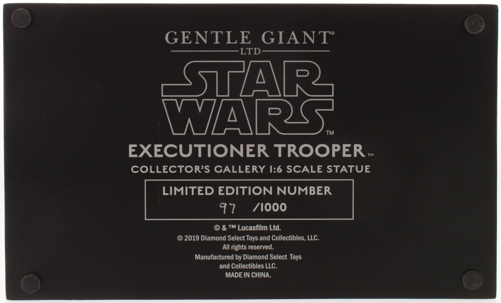 Gentle Giant "Star Wars: The Last Jedi" Executioner Trooper Limited ...