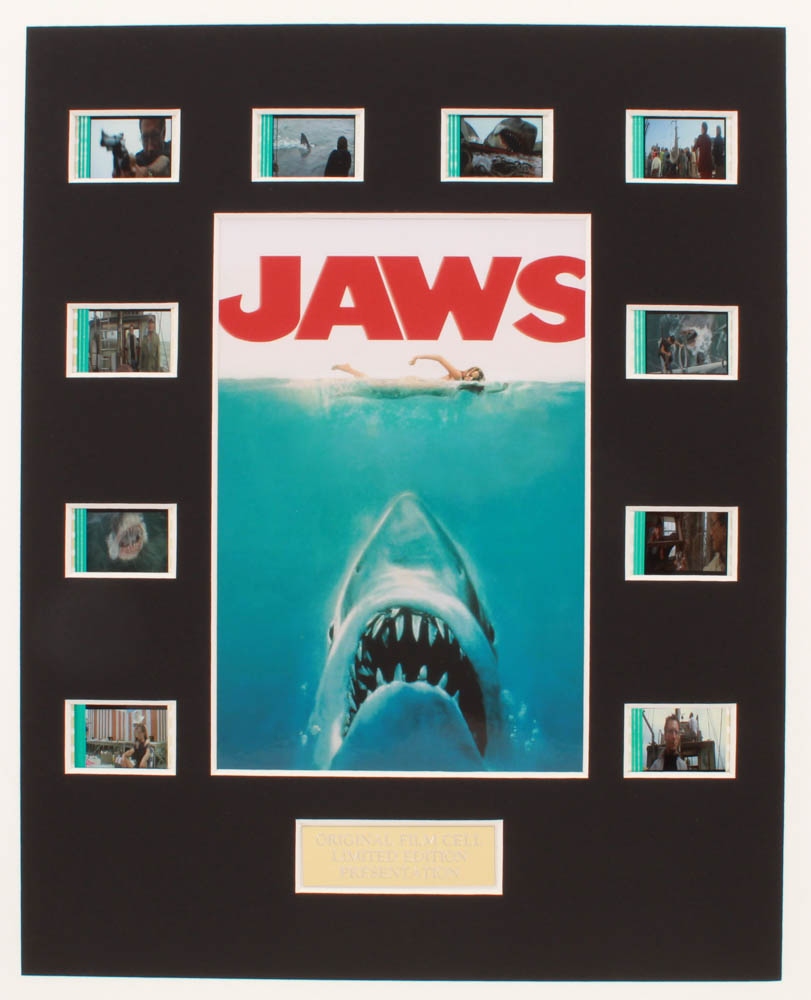"Jaws" LE 8x10 Custom Matted Original Film / Movie Cell Display ...