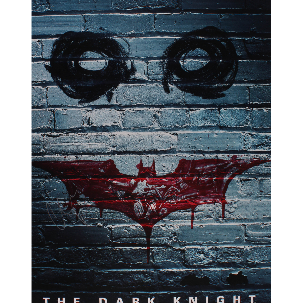 Christian Bale Signed “Batman: The Dark Knight” 27x40 Poster (PSA ...