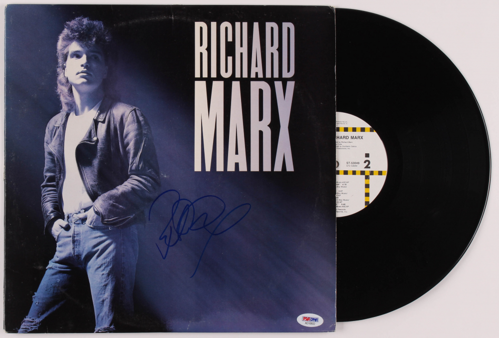 Richard Marx Signed "Richard Marx" Vinyl Record Album Cover (PSA COA ...
