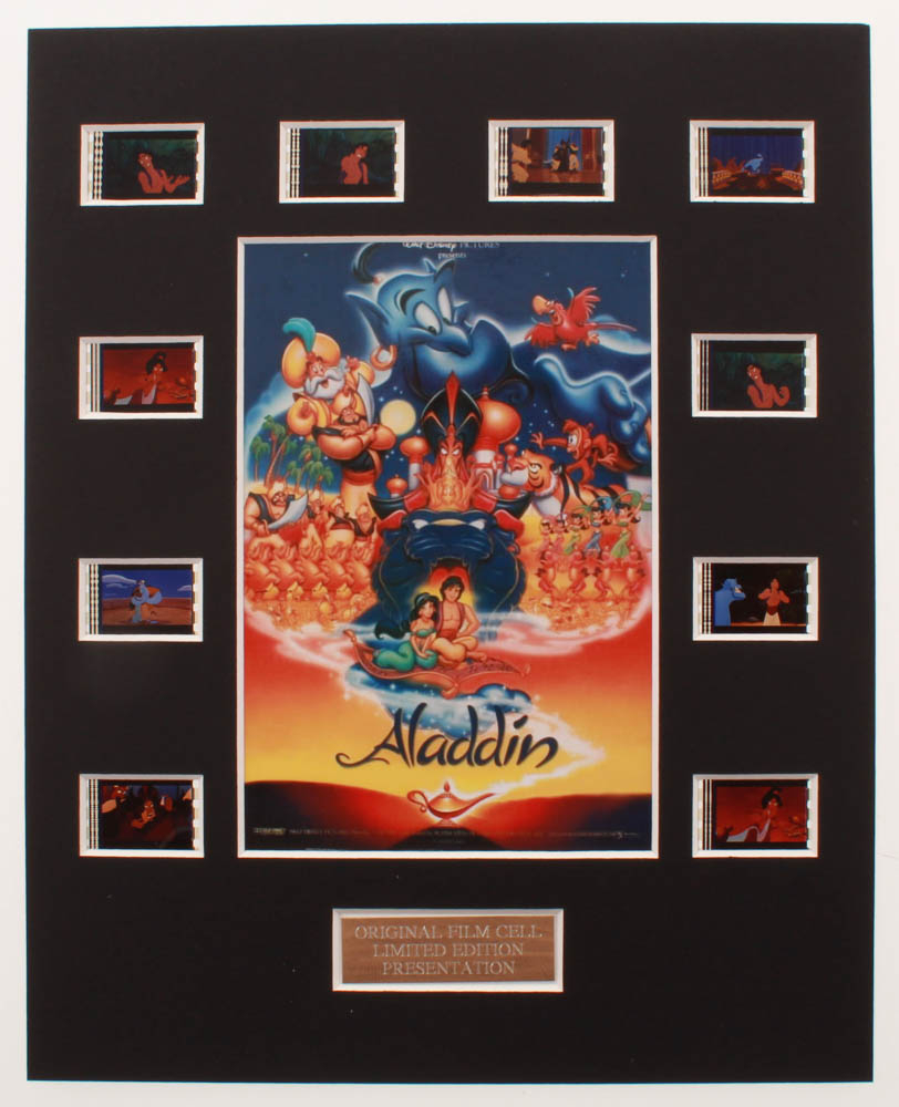 "Aladdin" LE 8x10 Custom Matted Original Film / Movie Cell Display ...