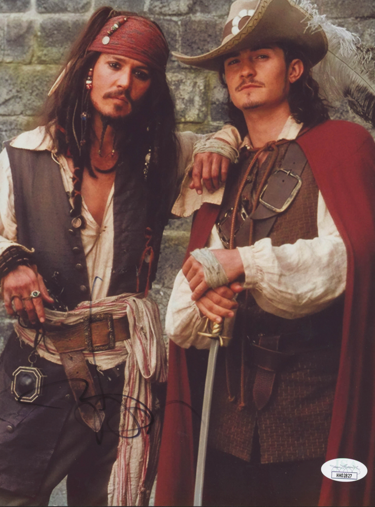 Johnny Depp Signed "Pirates of the Caribbean" 8x10 Photo (JSA COA ...