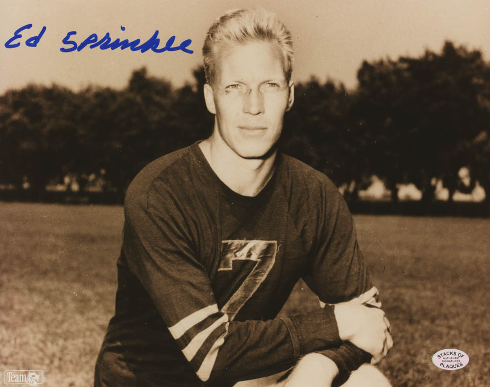 Ed Sprinkle Signed Bears 8x10 Photo (Stacks of Plaques COA) | Pristine ...