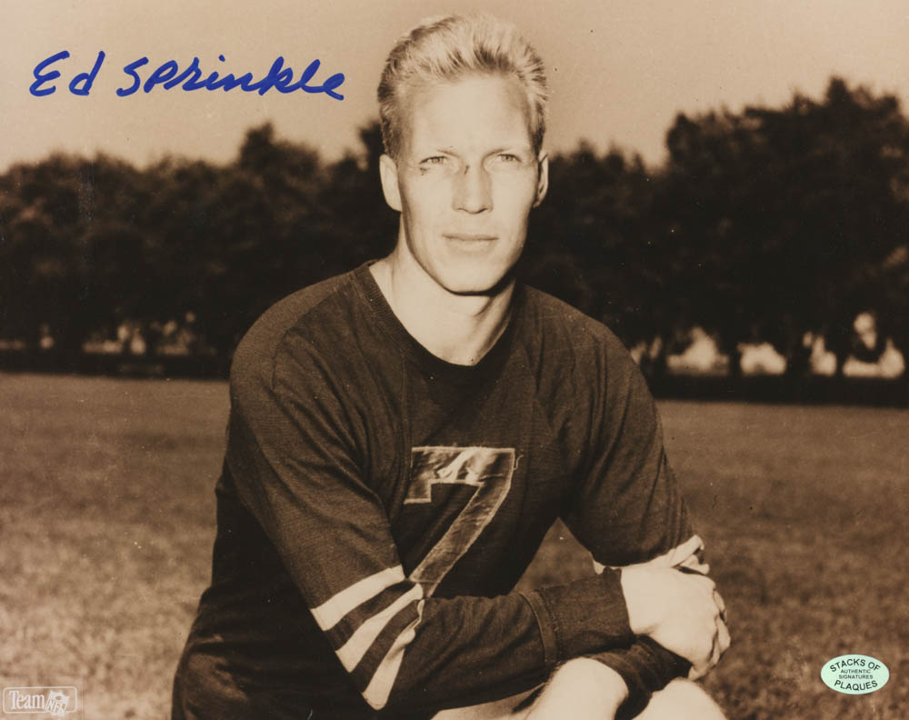 Ed Sprinkle Signed Bears 8x10 Photo (Stacks of Plaques COA) | Pristine ...