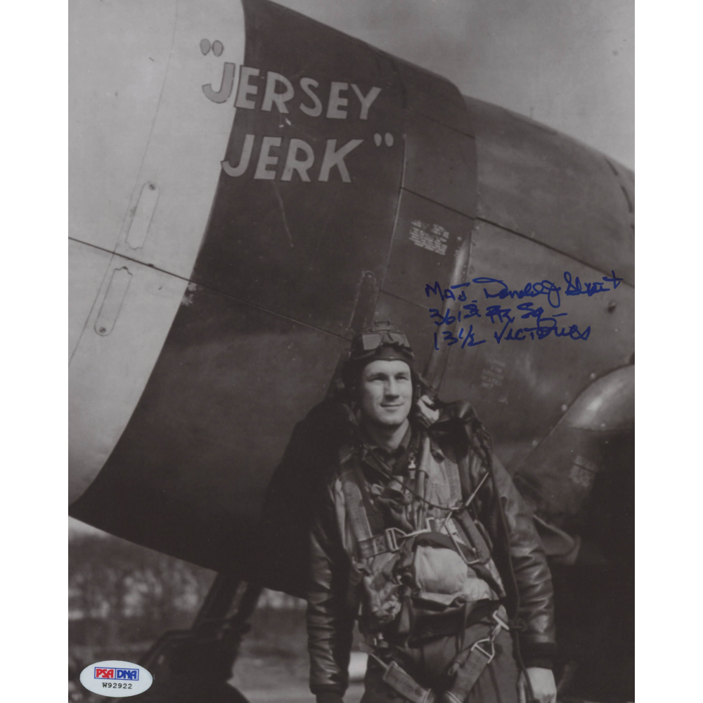 Donald Strait Signed WWII 11x14 Photo With (3) Inscriptions (PSA COA ...