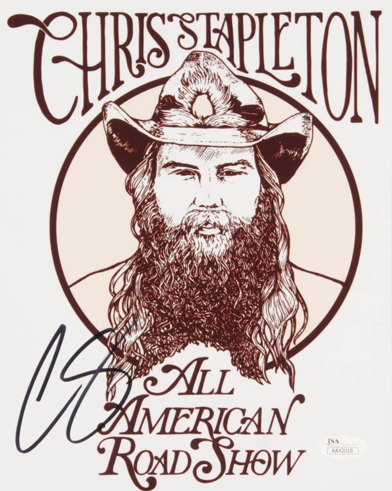 Chris Stapleton Signed 8x10 Photo (JSA COA) | Pristine Auction