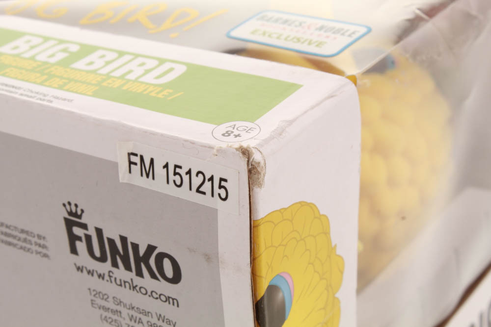 Caroll Spinney Signed "Sesame Street" Big Bird #10 Funko Pop Vinyl ...