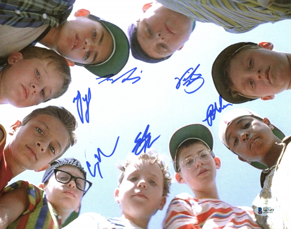 "The Sandlot" 11x14 Photo Cast-Signed by (6) with Tom Guiry, Marty York ...