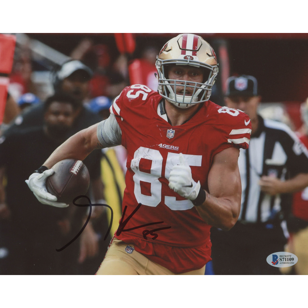 George Kittle Signed 49ers 8x10 Photo (Beckett COA) | Pristine Auction