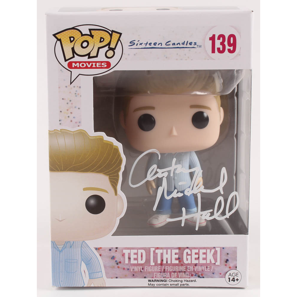 Anthony Michael Hall Signed "Sixteen Candles" Ted (The Geek) #139 Funko ...
