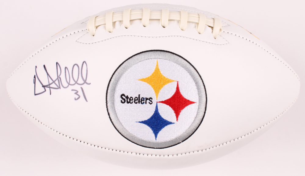Donnie Shell Signed Steelers Logo Football (TSE COA) | Pristine Auction