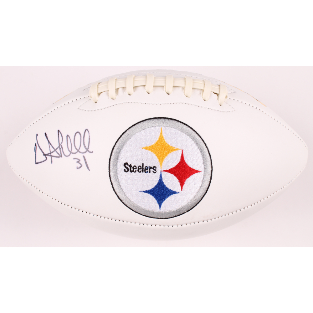 Donnie Shell Signed Steelers Logo Football (TSE COA) | Pristine Auction
