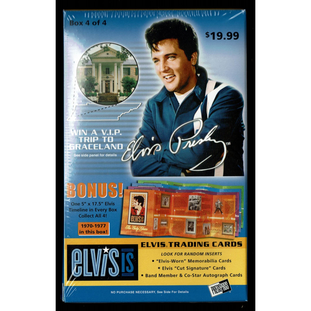 2007 Press Pass Elvis Presley ELVIS IS Blaster Box with (10) Packs ...