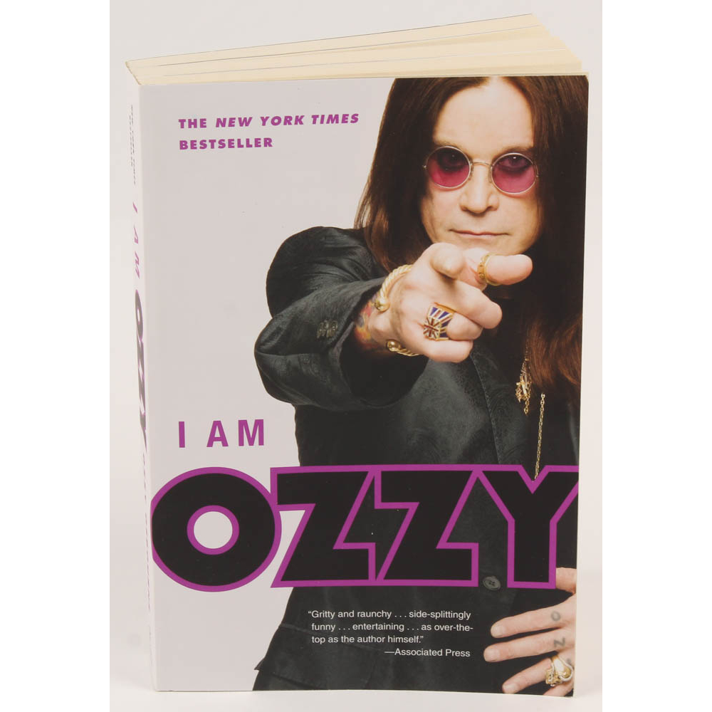Ozzy Osbourne Signed "I Am Ozzy" Hard Cover Book (Beckett COA ...