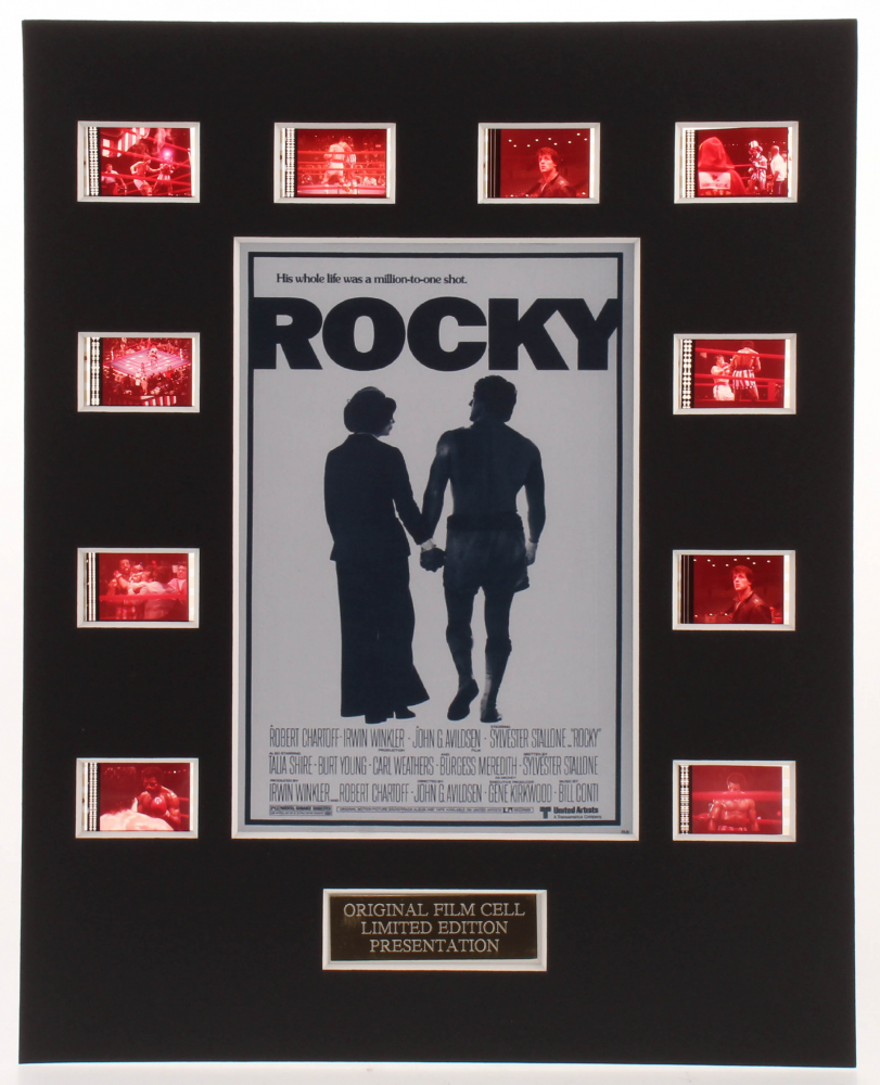 "Rocky" LE 8x10 Custom Matted Original Film / Movie Cell Display ...