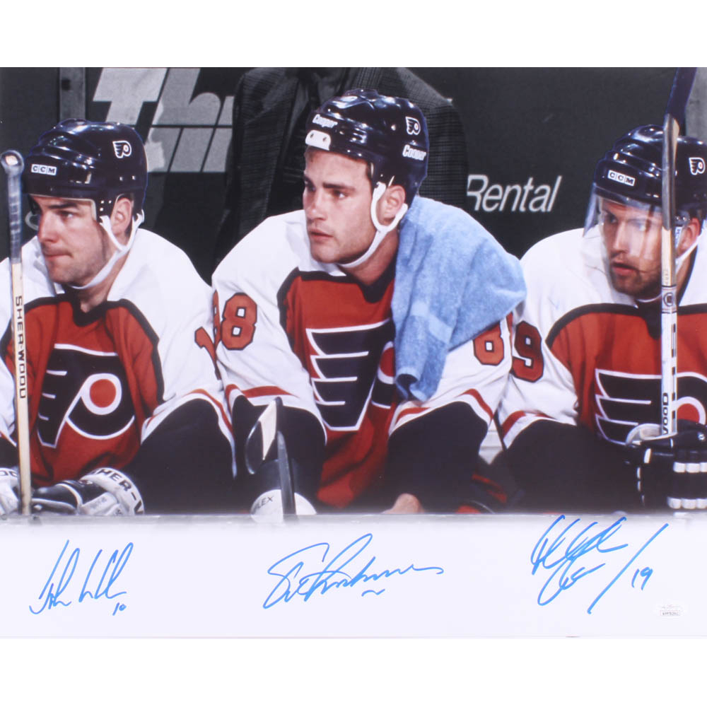 Eric Lindros, Mikael Renberg & John LeClair Signed Flyers "Legion of ...