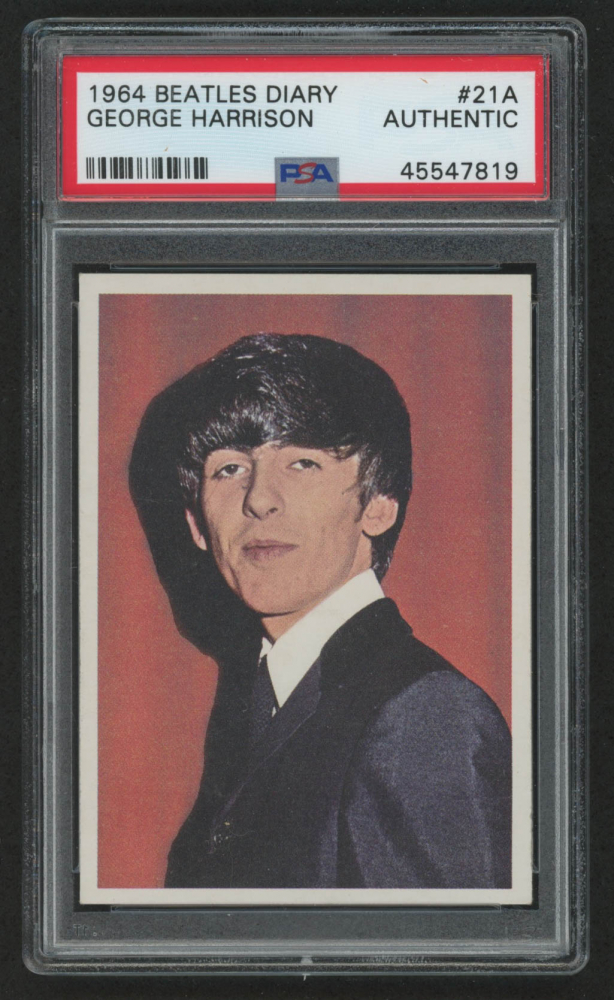 1964 Beatles Diary #21A George Harrison (PSA Authentic) | Pristine Auction