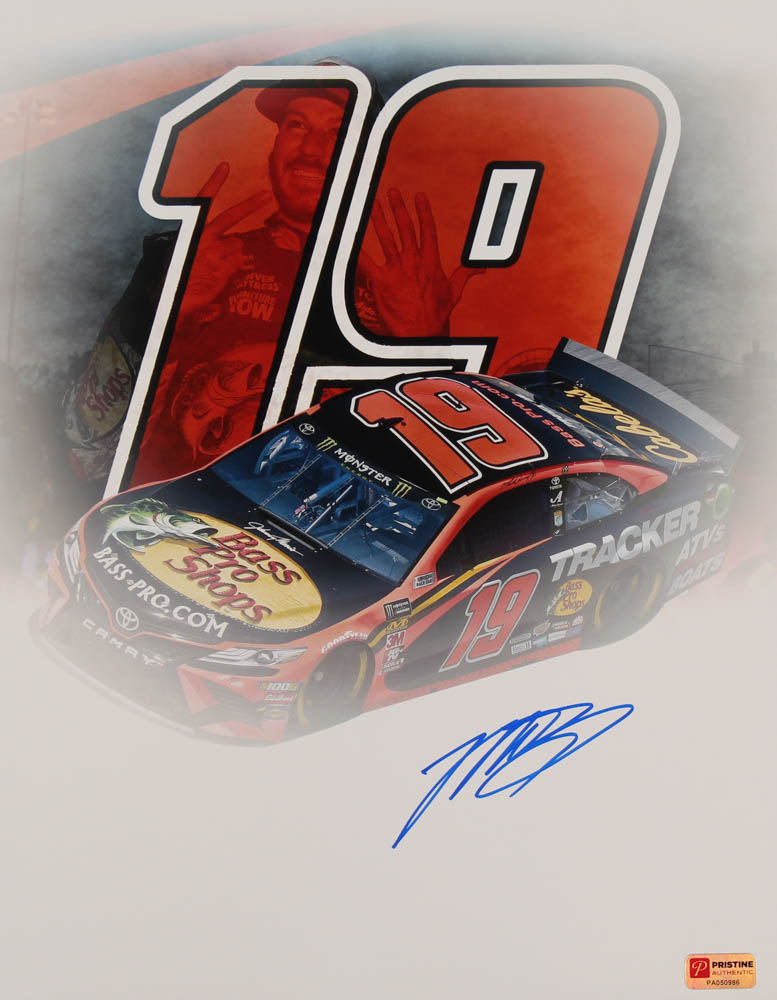 Martin Truex Jr. Signed NASCAR #19 11x14 Photo (PA COA) | Pristine Auction