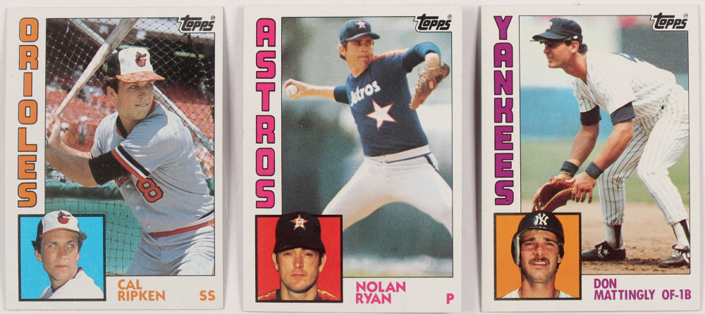 1984 Topps Complete Set of (792) Baseball Cards with #470 Nolan Ryan ...