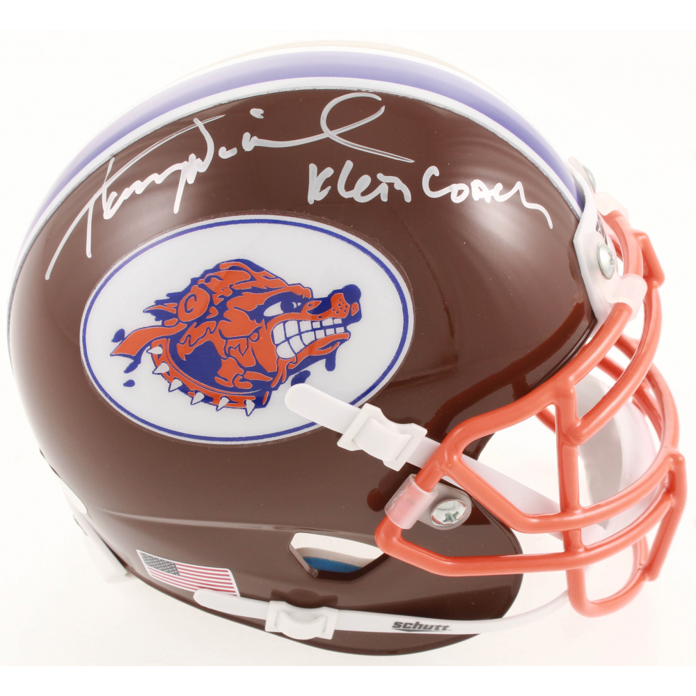 Henry Winkler Signed "The Waterboy" SCLSU Mud Dogs Mini Helmet ...