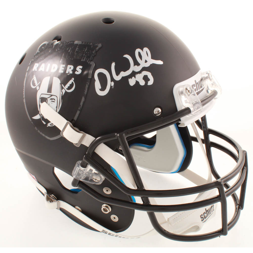 Darren Waller Signed Raiders Full-Size Matte Black Helmet (JSA COA ...