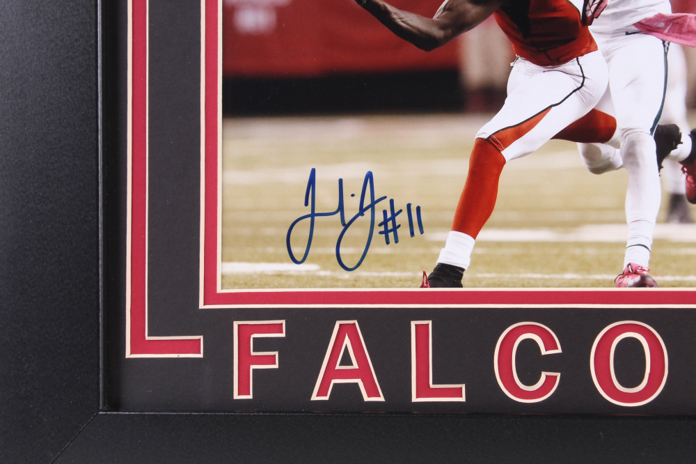 Julio Jones Signed Falcons 15x17 Custom Framed Photo Display (JSA COA ...