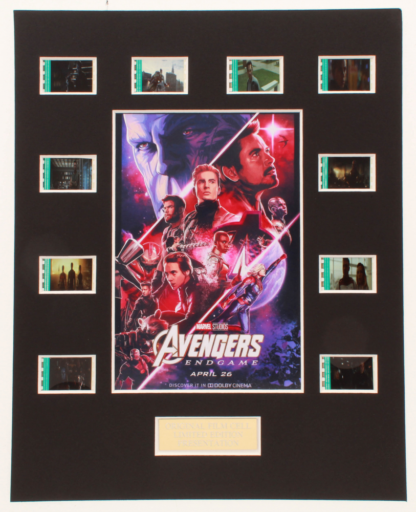 "Avengers: Endgame" LE 8x10 Custom Matted Original Film / Movie Cell ...