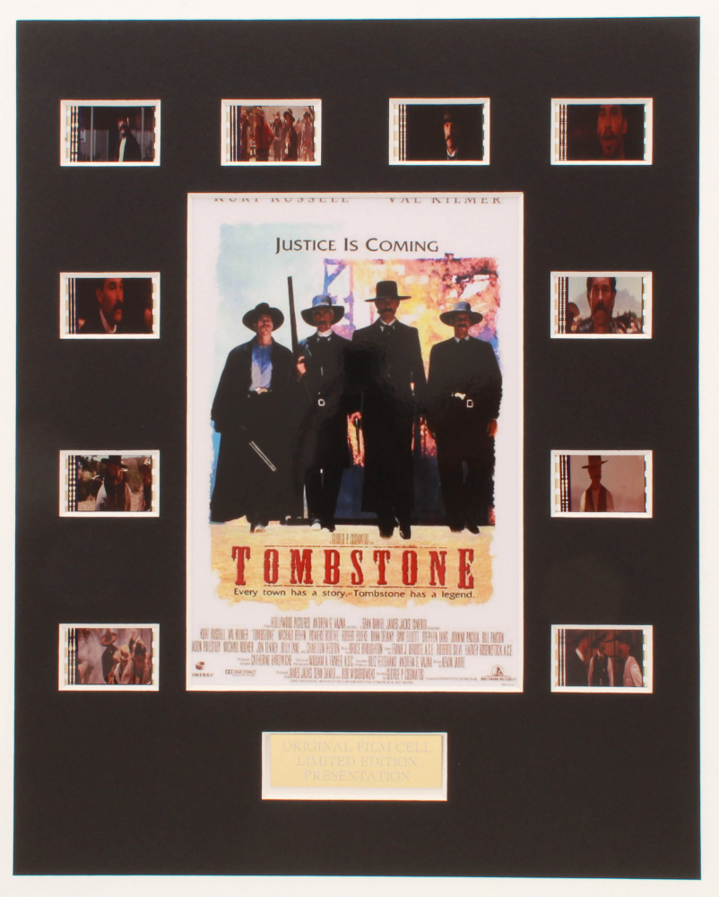 "Tombstone" LE 8x10 Custom Matted Original Film / Movie Cell Display ...
