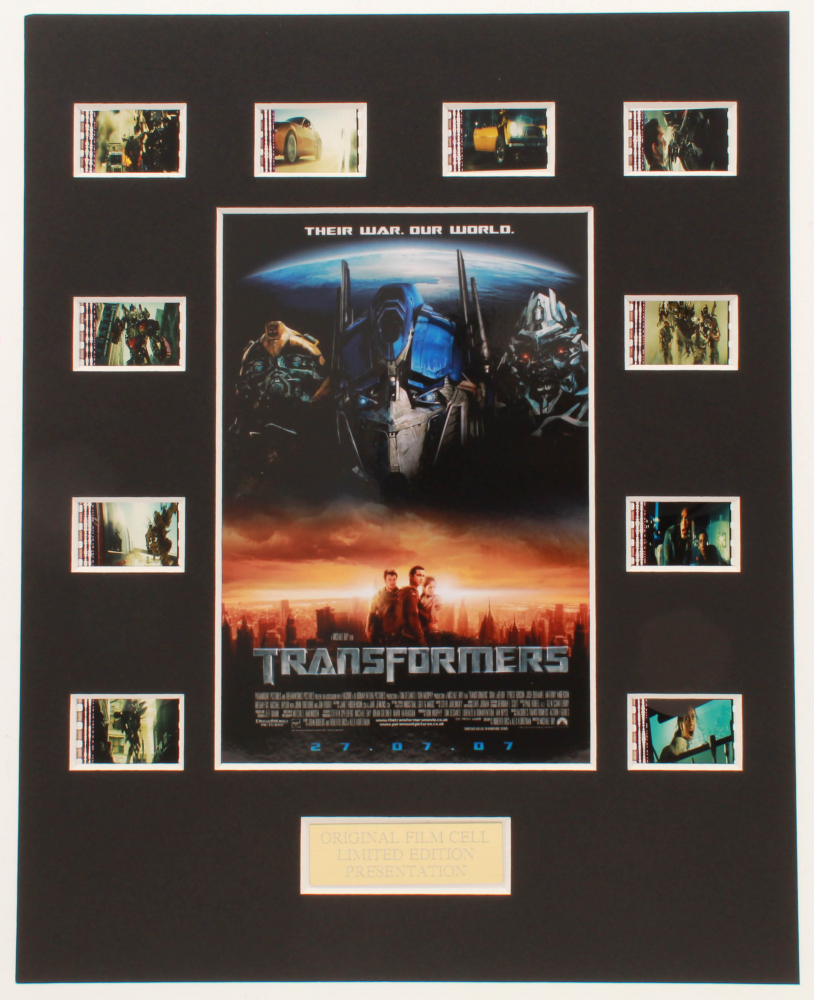 "Transformers" LE 8x10 Custom Matted Original Film / Movie Cell Display ...