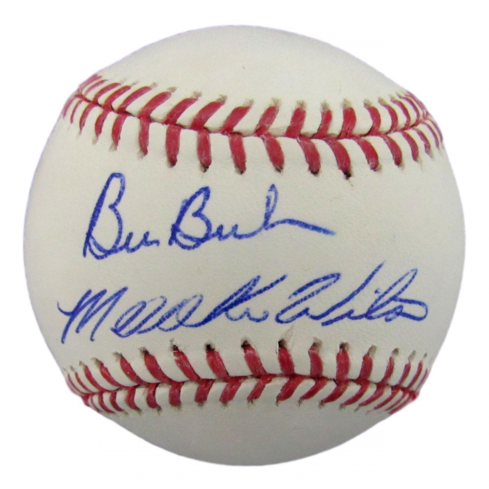 Bill Buckner & Mookie Wilson Signed OML Baseball (JSA COA) | Pristine ...