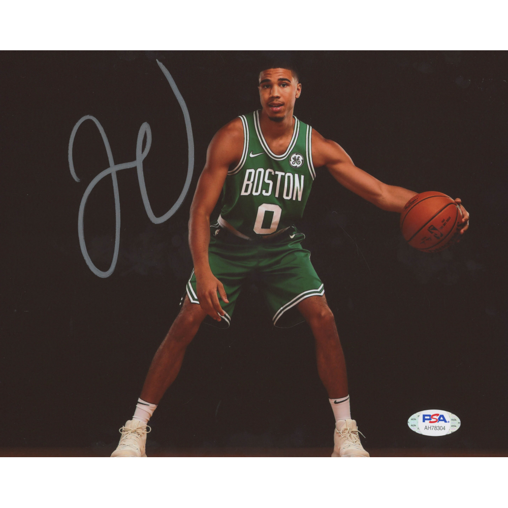 Jayson Tatum Signed Celtics 8x10 Photo (PSA COA) | Pristine Auction