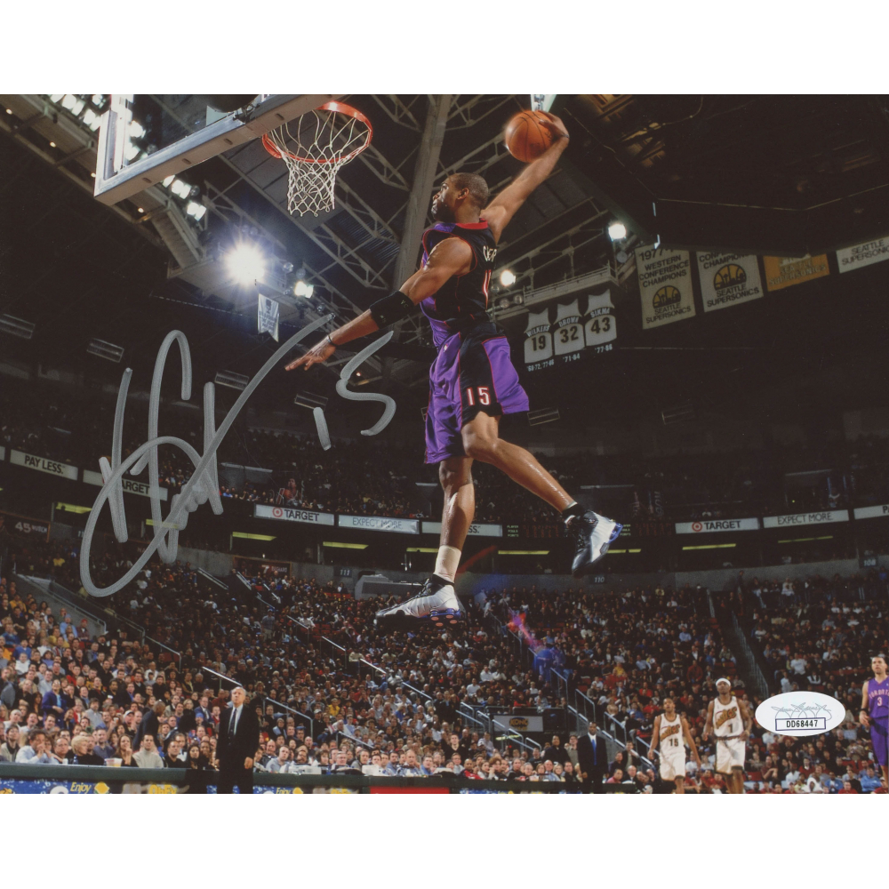 Vince Carter Signed Raptors 8x10 Photo (JSA COA) | Pristine Auction