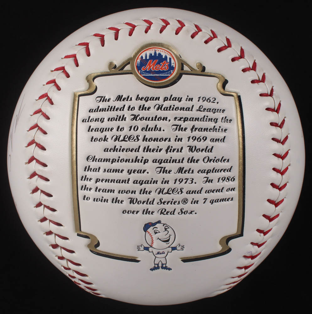 Mets Jumbo Baseball Team-Signed by (14) with Bob Murphy, Mookie Wilson ...