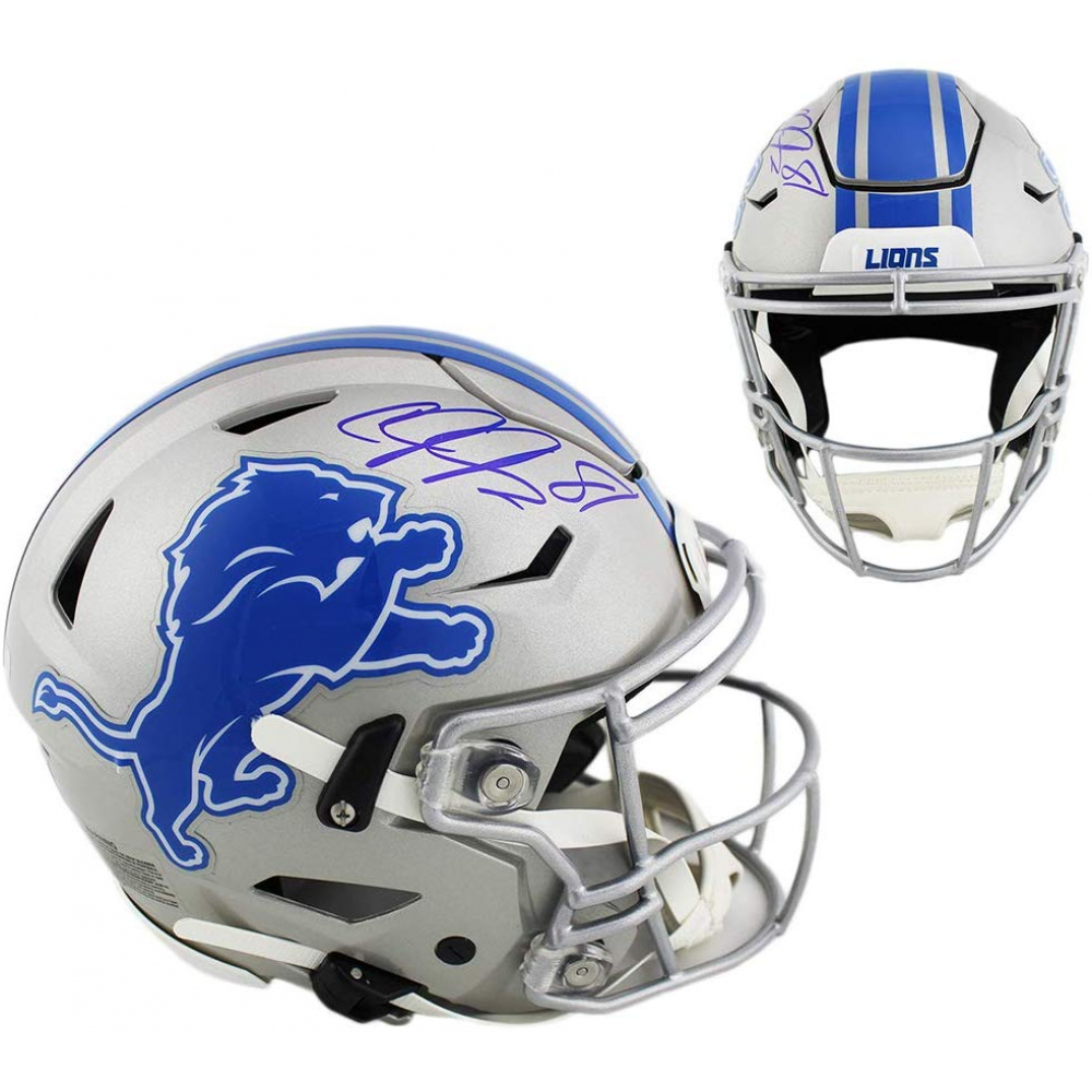 Calvin Johnson Signed Lions Full-Size Authentic On-Field SpeedFlex ...