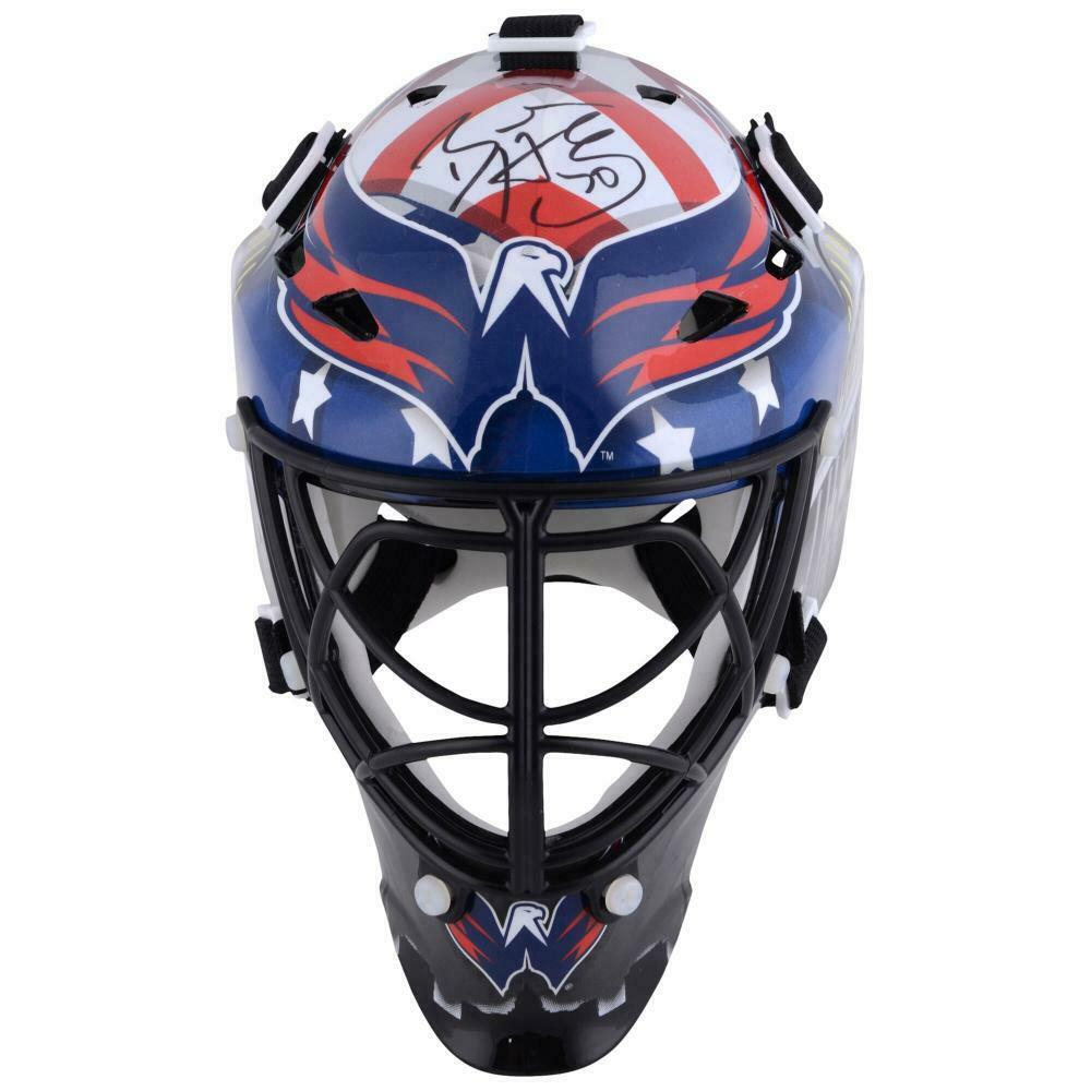 Braden Holtby Signed Capitals Mini Goalie Mask (Fanatics Hologram ...