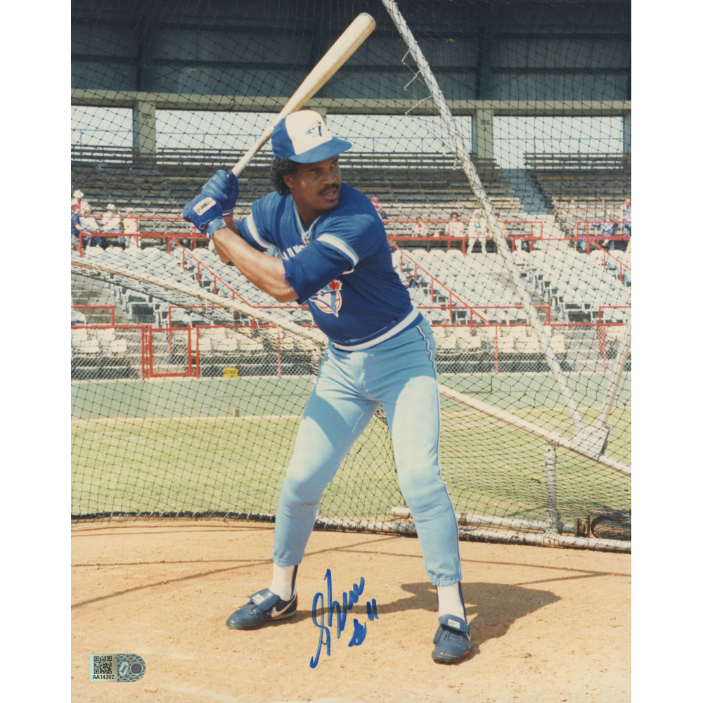 George Bell Signed Blue Jays 8x10 Photo (AIV COA) | Pristine Auction