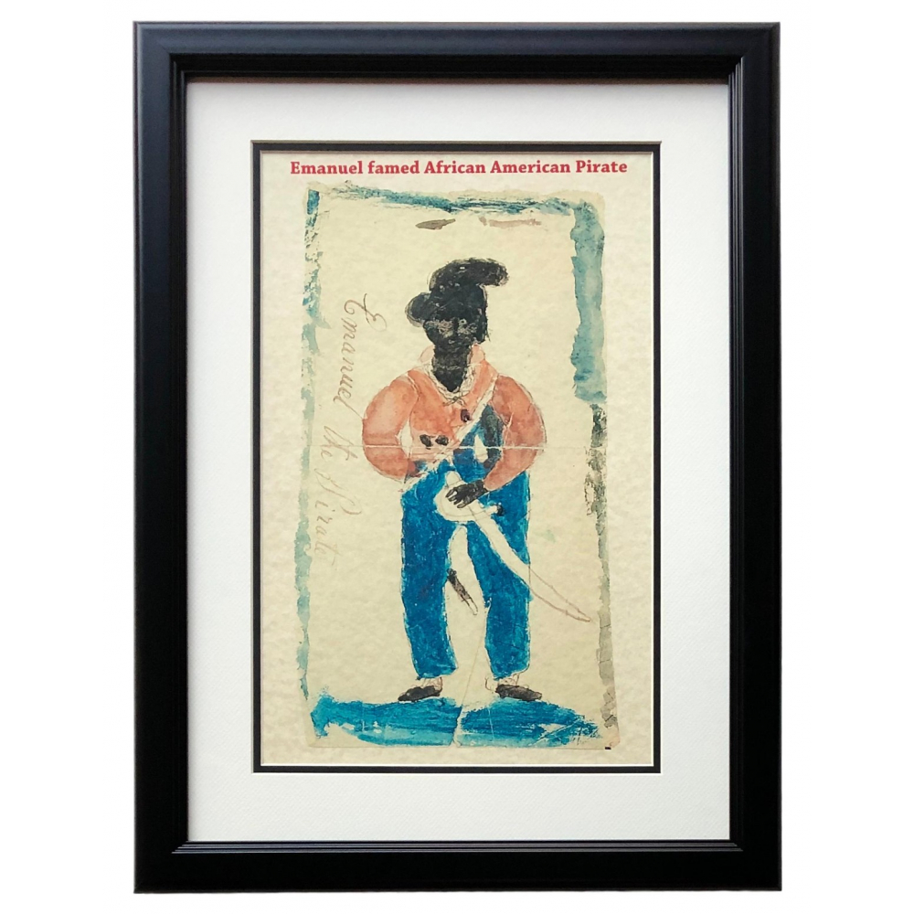 The Caren Archive "Samuel 'Black Sam' Bellamy" 11x14 Custom Framed ...