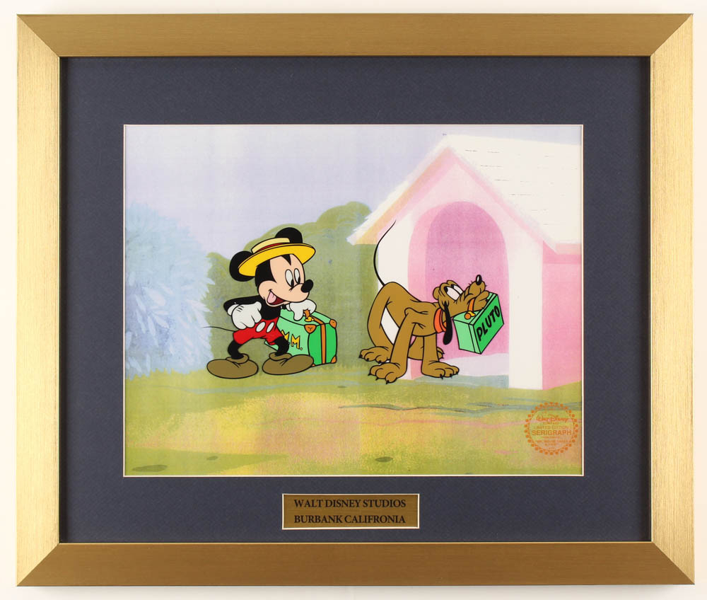 Walt Disney's "Mr. Mouse Takes a Trip" 16x19 Custom Framed Animation ...