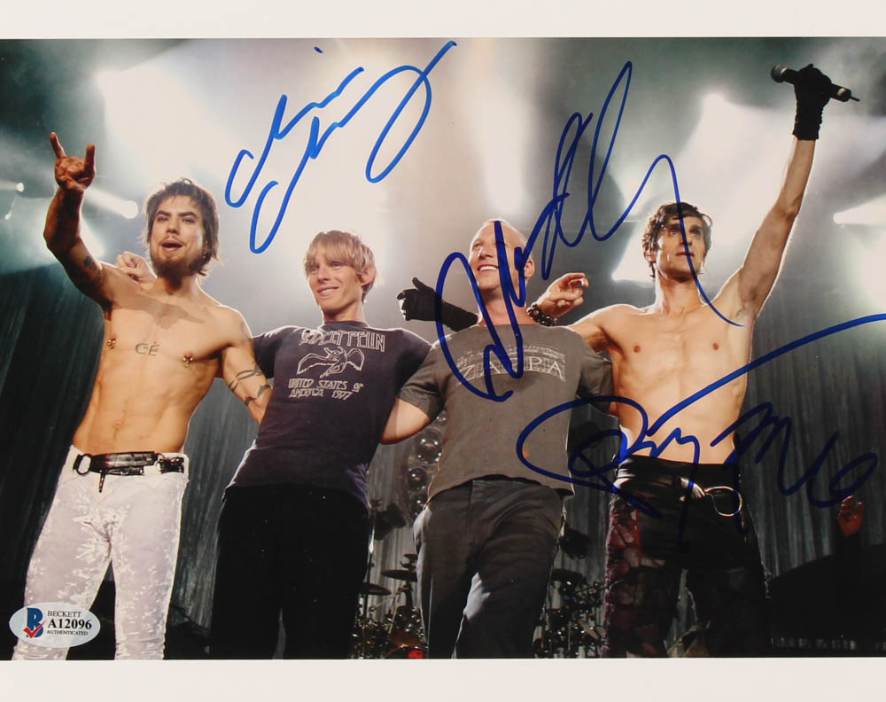 Jane's Addiction 8x10 Photo Band-Signed by (4) with Perry Farrell, Dave ...