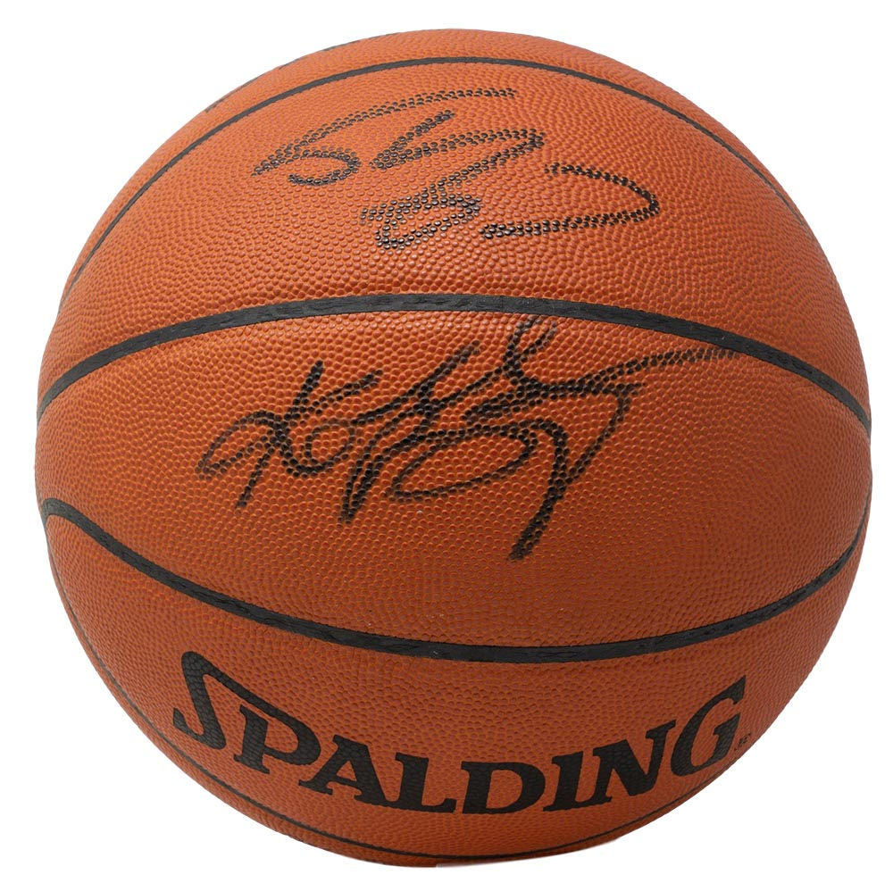 Kobe Bryant & Shaquille O'Neal Signed Official NBA Game Ball Basketball ...